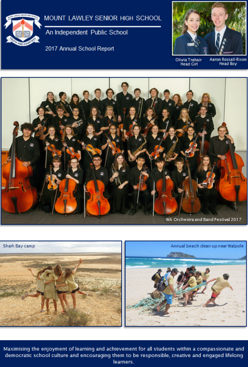 Business Report & School Review - Mount Lawley Senior High School