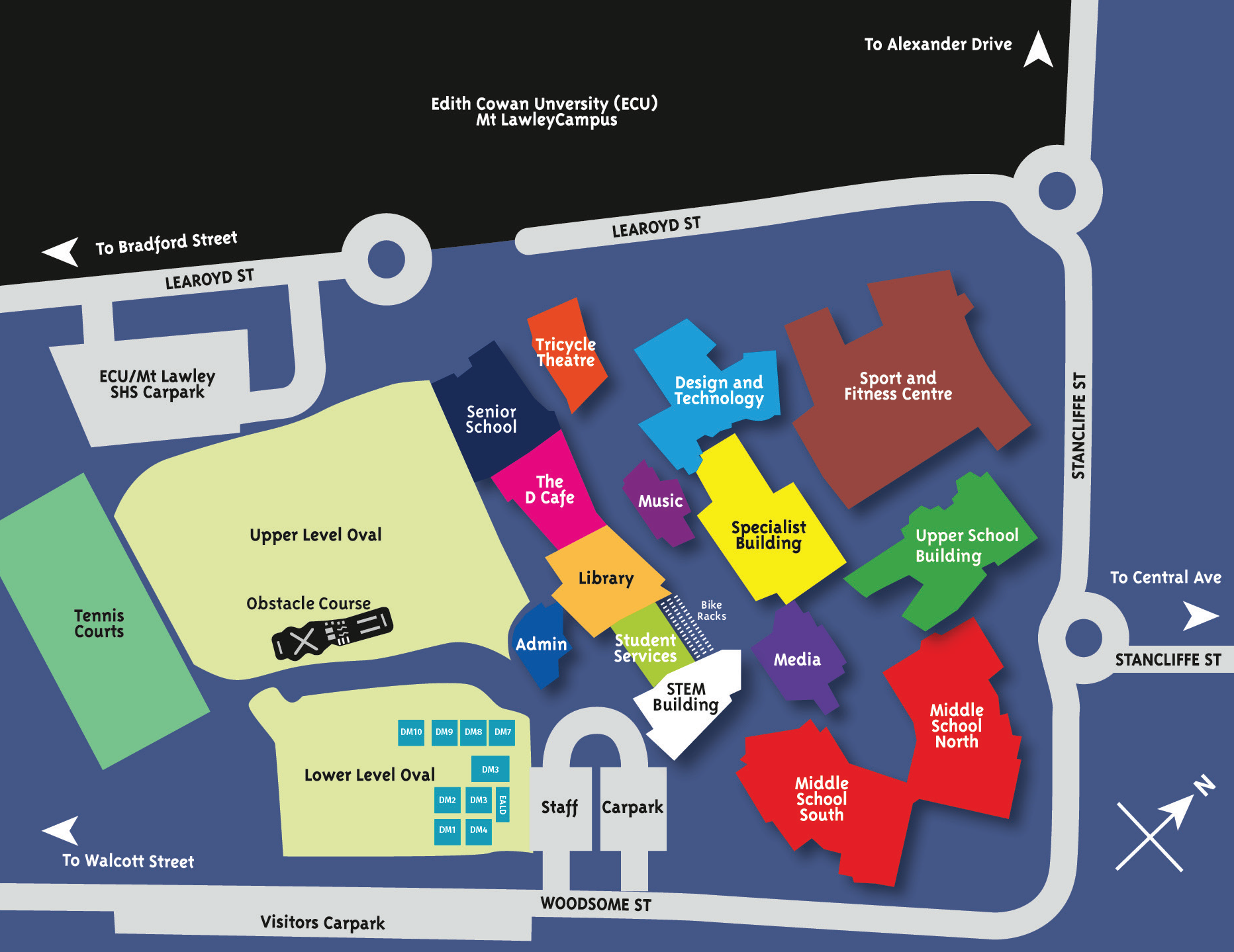 Campus Map - Mount Lawley Senior High School
