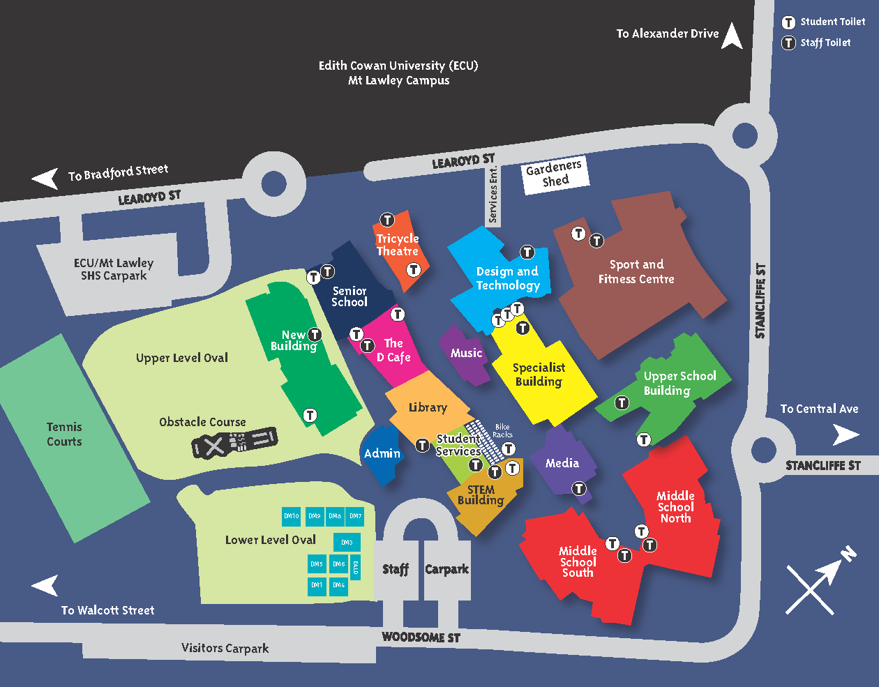 Campus Map - Mount Lawley Senior High School